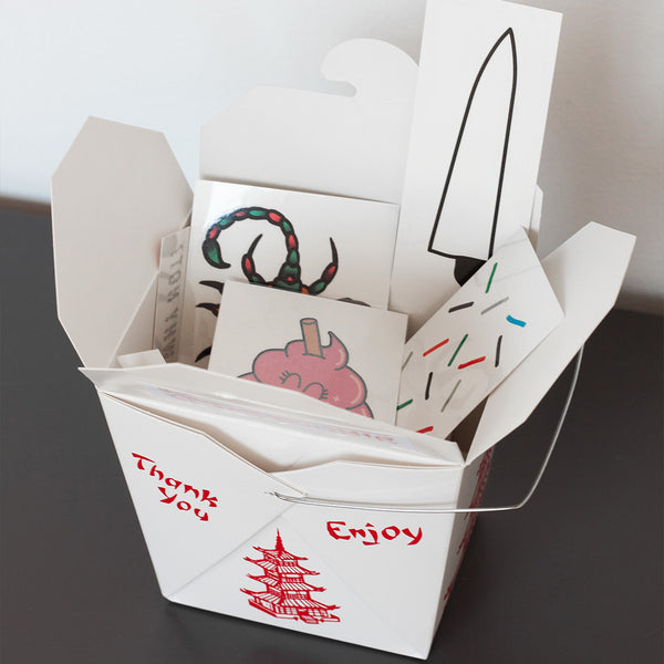 Tattoonie Box Pack de 50 tatuajes temporales